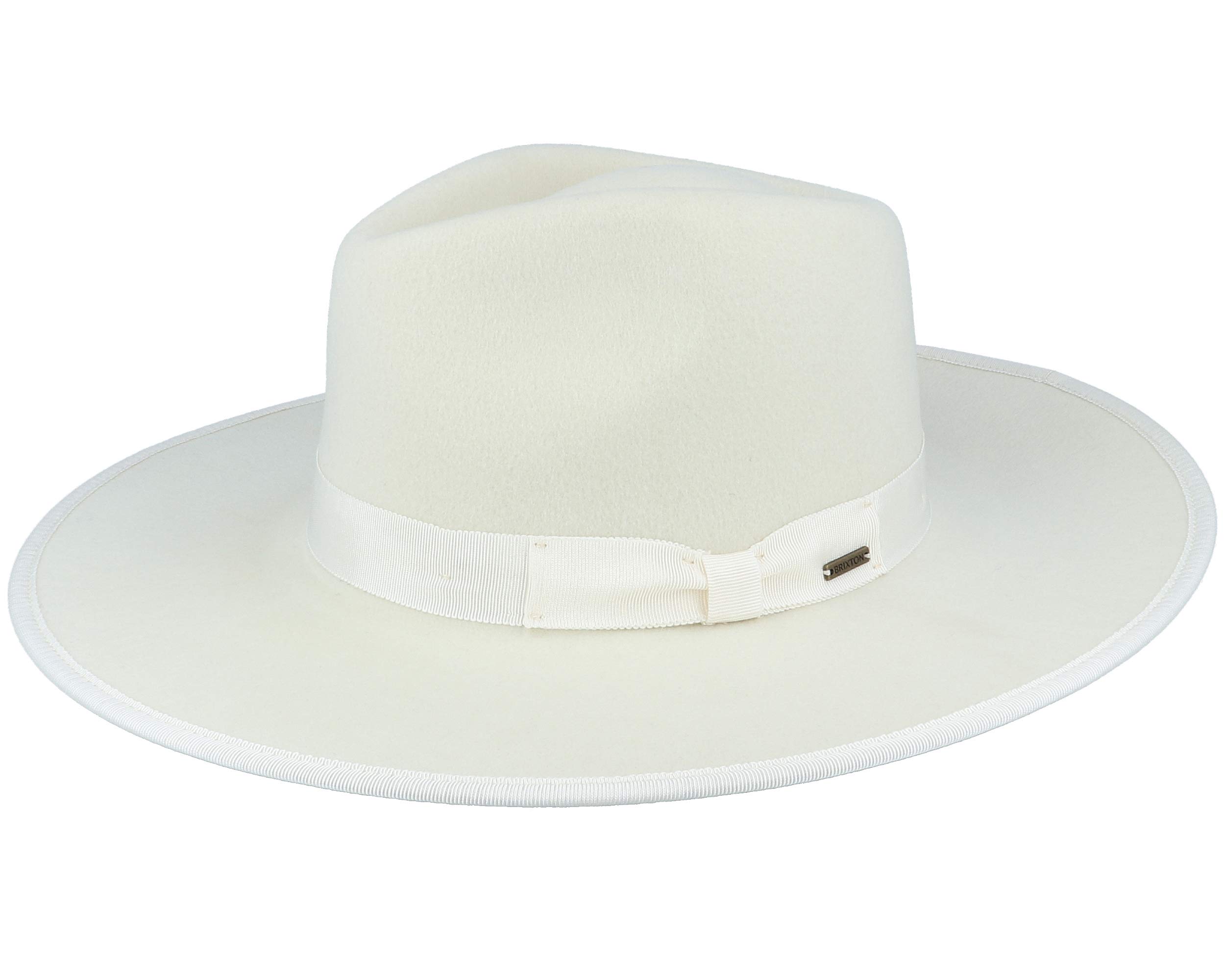 Brixton womens Jo Rancher Fedora, Off White, Medium US