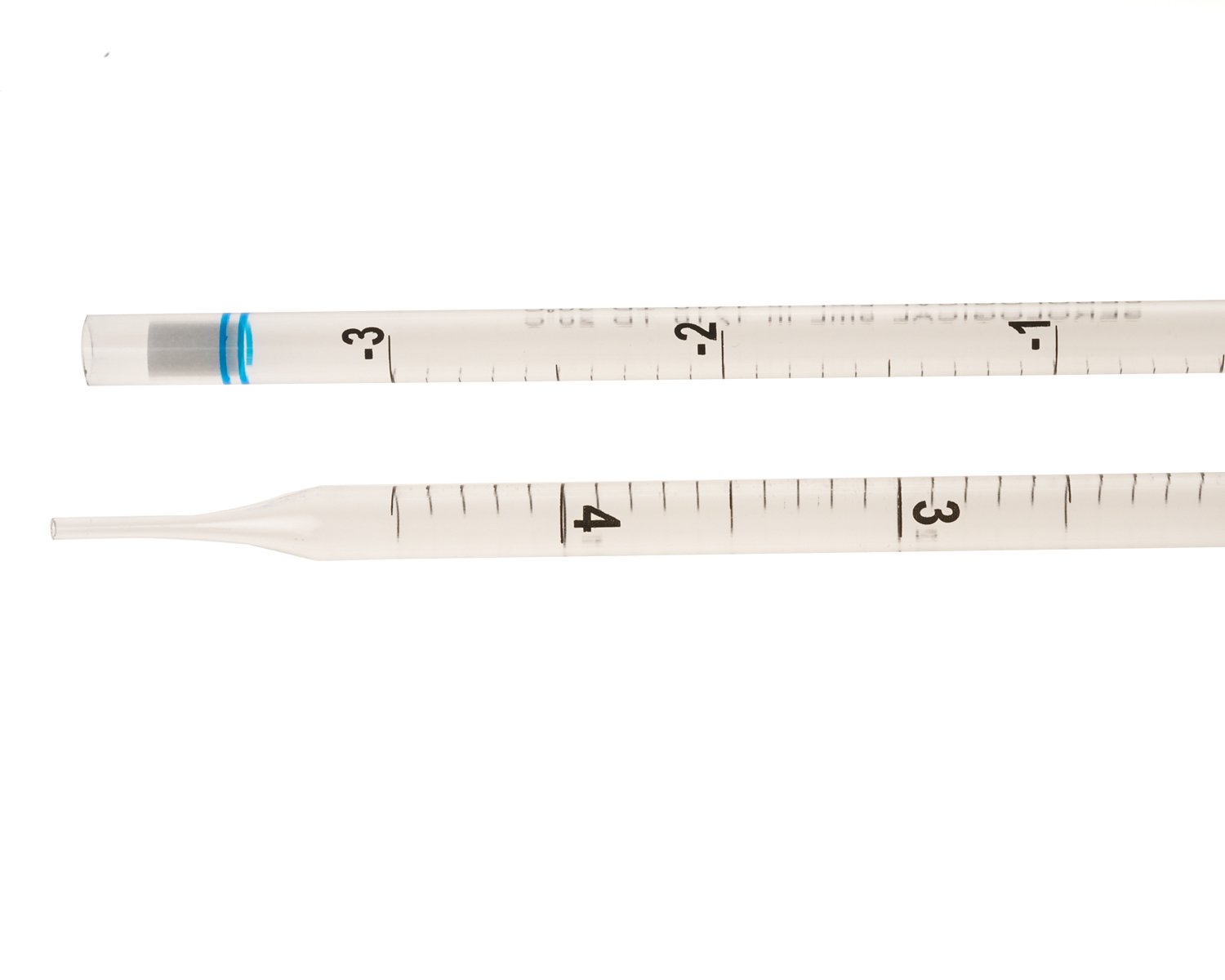 Celltreat 229205 Serological Pipet, 5mL Capacity, Sterile, Individually Wrapped/Dispenser Carton (Case of 200)