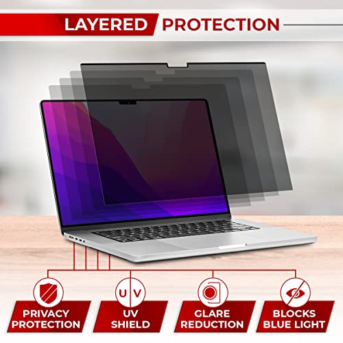 SightPro Magnetic Privacy Screen for MacBook Pro 13 Inch (2016, 2017, 2018, 2019, 2020, 2021, 2022, M1, M2) Laptop Privacy Filter and Anti-Glare Protector