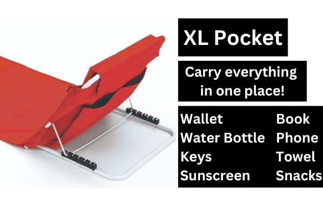 Leiky Life Portable Foldable Adjustable Waterproof Sand Resisstant Back Support Floor Pool Beach Tanning Camping Grass Lounge Chaise Chair