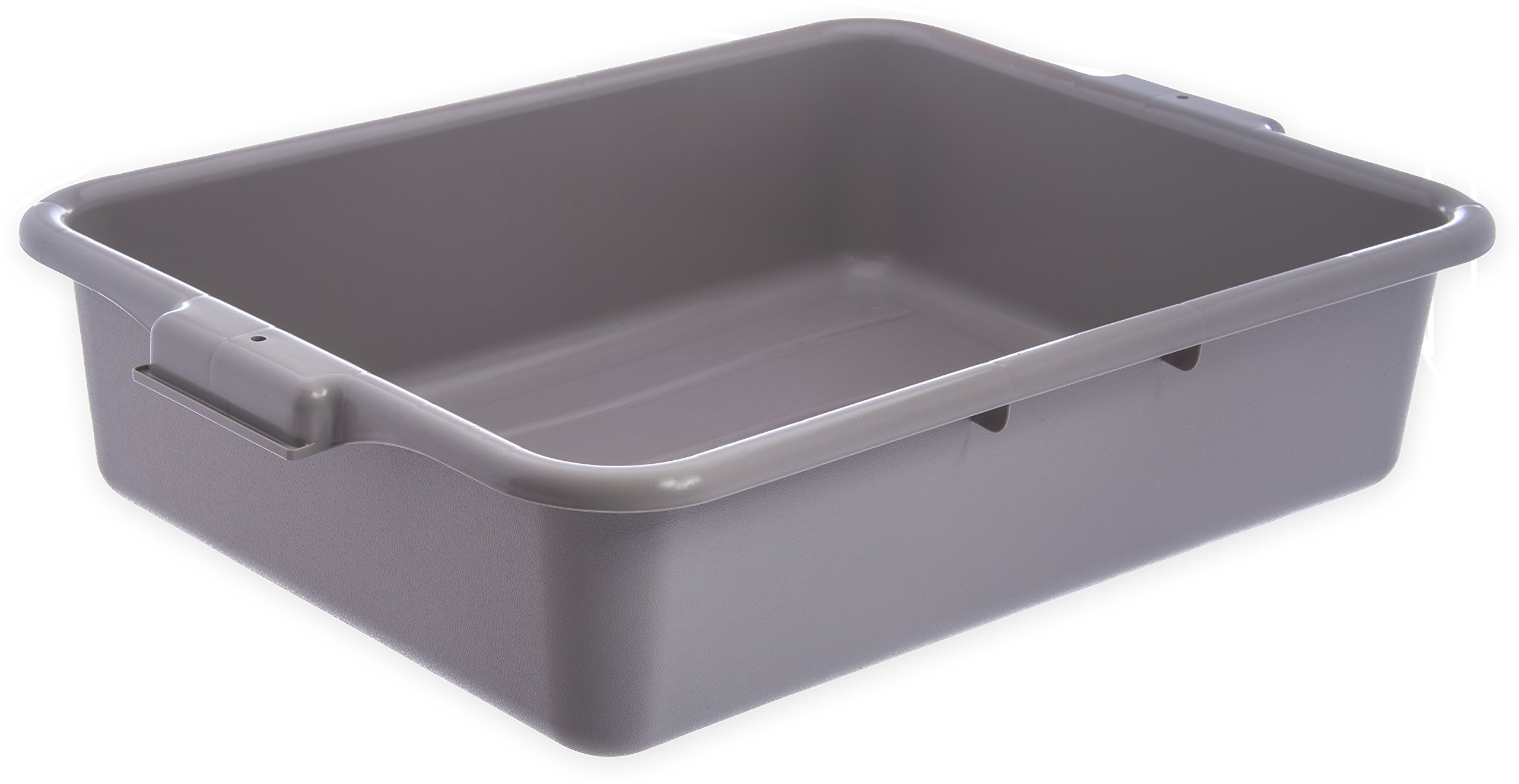 CFS N4401023 Comfort Curve Ergonomic Wash Basin Tote Box, 5" Deep, Gray