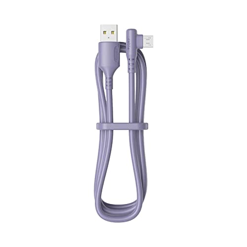 BGNTBUK Charger 10ft USB Cable Right Angle 90° Elbow Liquid Micro USB 3A Fast Charging Cable Lighting Cable
