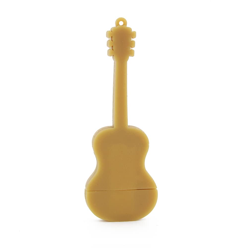 64GB USB 2.0 Flash Drive, Super Storage Space, Cartoon Guitar USB Thumb Drive, Used for Storage and Backup, Portable USB Memory Stick, Suitable for PC/Laptop Portable Drive
