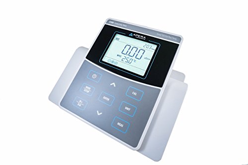 Apera Instruments AI522 EC800 Laboratory Benchtop Conductivity/TDS/Salinity/Resistivity/Temp. Meter Kit, 1% F.S Accuracy, GLP Data Management (USB output), Plastic/Glass