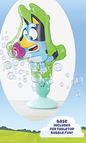 BLUEY Ballooble Bubble Machine Amazon Exclusive Huge Inflatable Bubble Machine for Kids Includes a Stand and Bonus 40oz of Bubble Solution 2 in 1 Play Pattern for Maximum Bubble Toy Fun