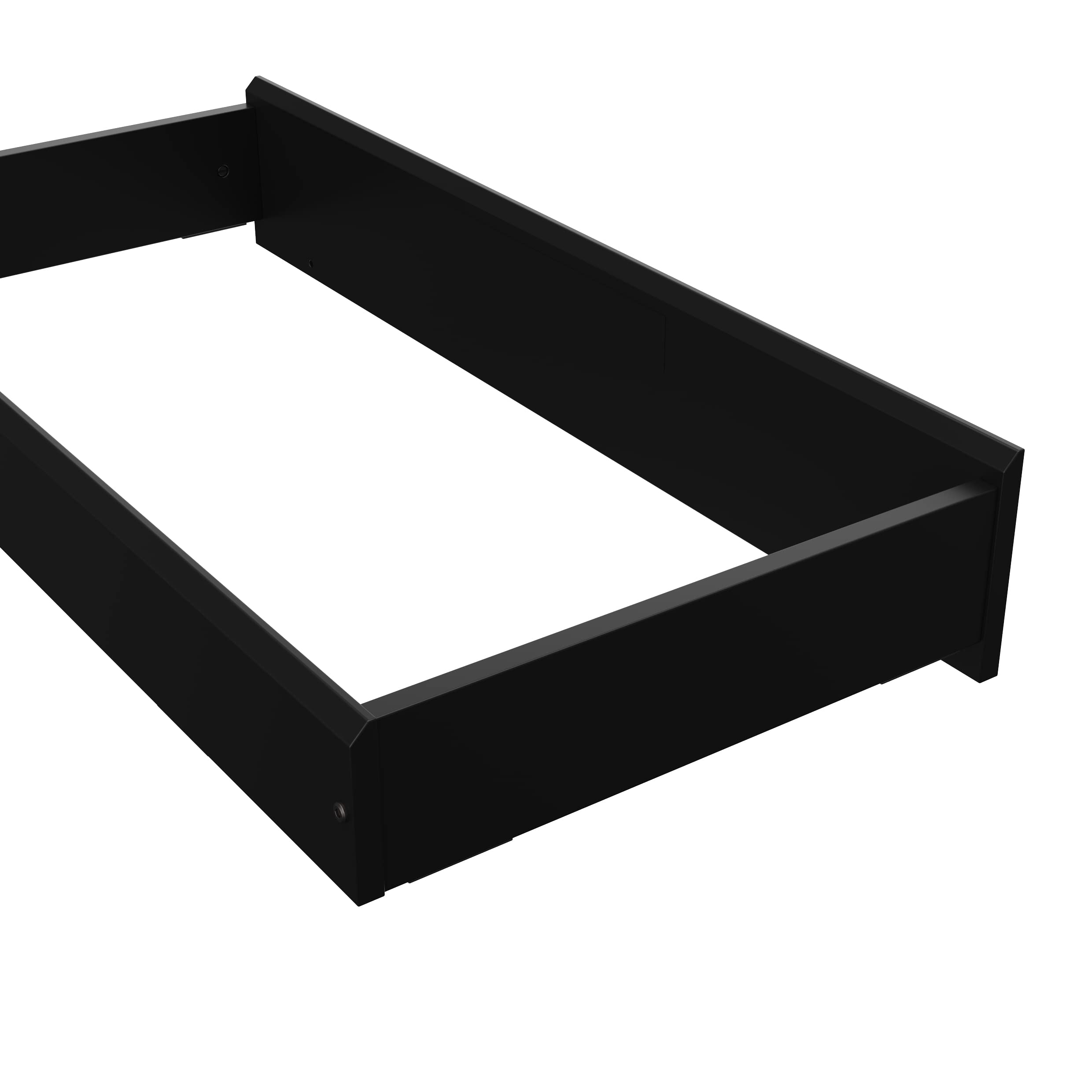 Storkcraft Brookside 6 Drawer Chest with Changing Topper and Change Pad - Black