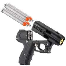 4 Shot LE Laser Pepper Spray Gun Bundle with Level 2 Holster