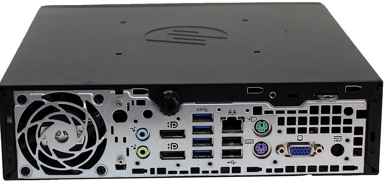 HP Elite 8300 Ultra Slim High Performance Business Desktop Computer, Intel Quad Core i7-3770s 3.1Ghz CPU, 8GB DDR3 RAM, 240GB SSD, DVD, VGA USB 3.0, Windows 10 Professional (Renewed)