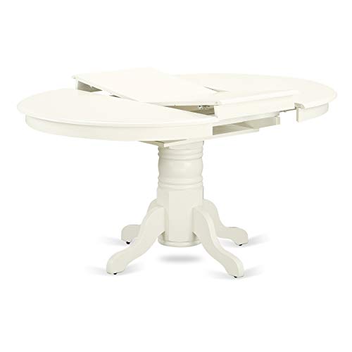 East West Furniture AVGR7-LWH-W Kitchen Set, 7 Pieces