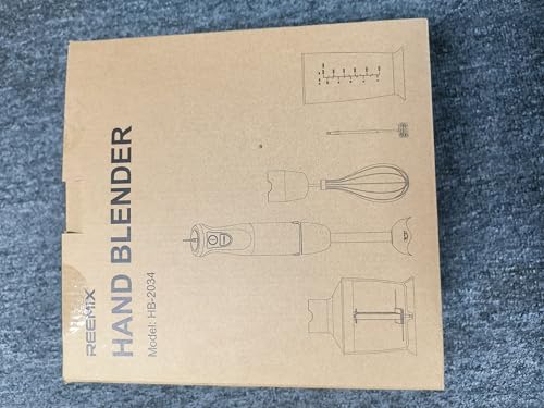 5-in-1 Hand Immersion Blender, 1000W Handheld Blender, Copper Motor Stainless Steel Blade Stick Blender, Mixing Beaker, Food Processor, Whisk, Milk Frother, for Smoothies Puree Baby Food (Black)