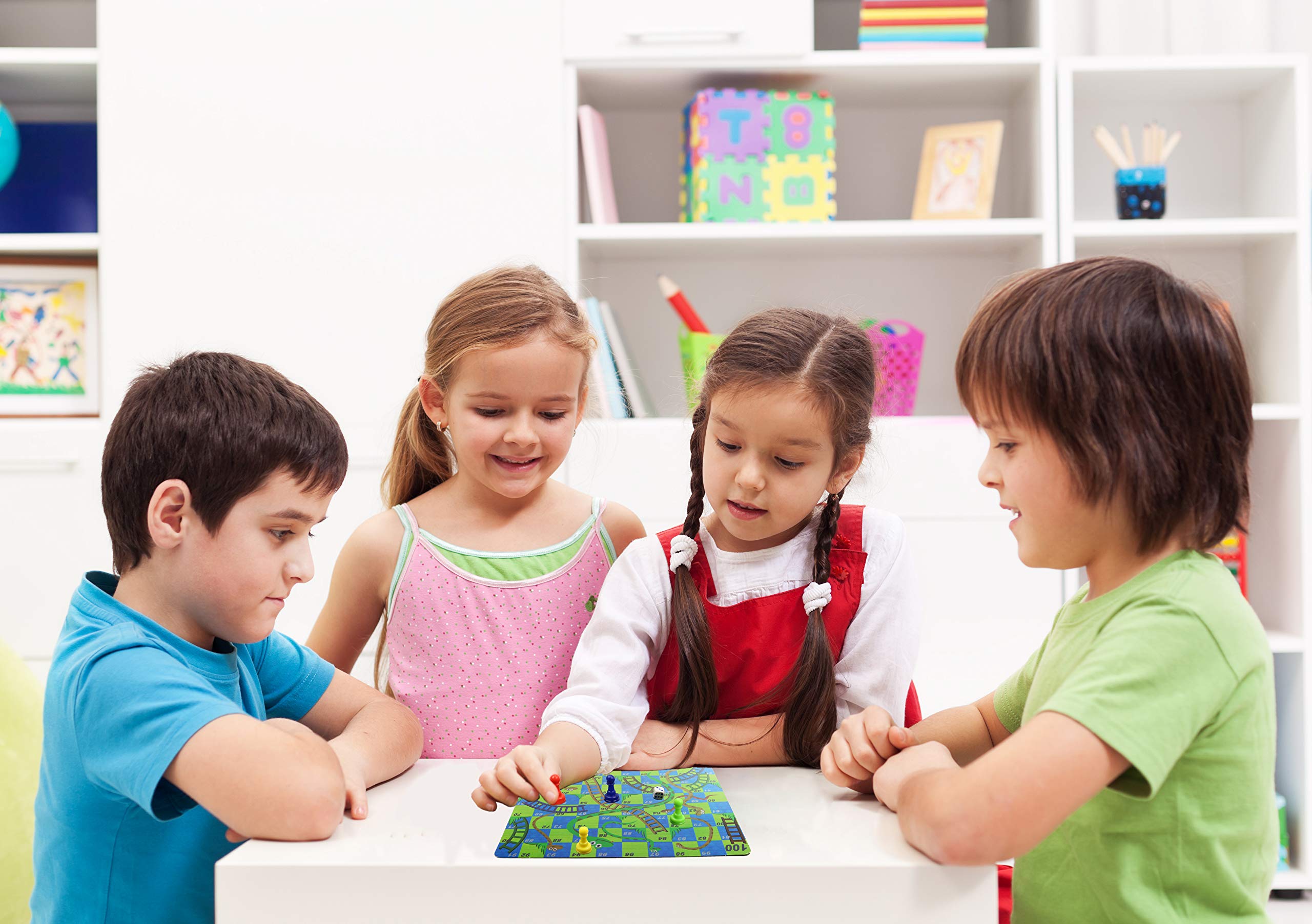 Board Game Set - 10 in 1 Board Games Collection - Chess, Checkers, Chinese Checkers, Backgammon, Snake and Ladder, Ludo and More Classic Board Games for Kids