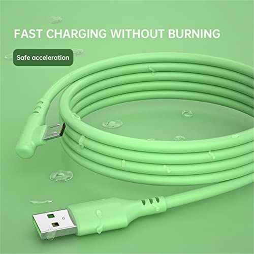 BGNTBUK Type C Extension Cable 10ft USB Cable Right Angle 90° Elbow Liquid Micro USB 3A Fast Charging Cable Charging Cables for Products 10ft