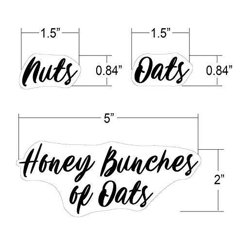 SWOMMOLY 243 White Cursive Pantry Labels for Food Containers, Water Resistant Pantry Kitchen Labels Stickers, Organization Labels for Storage Containers, Jars, Canisters