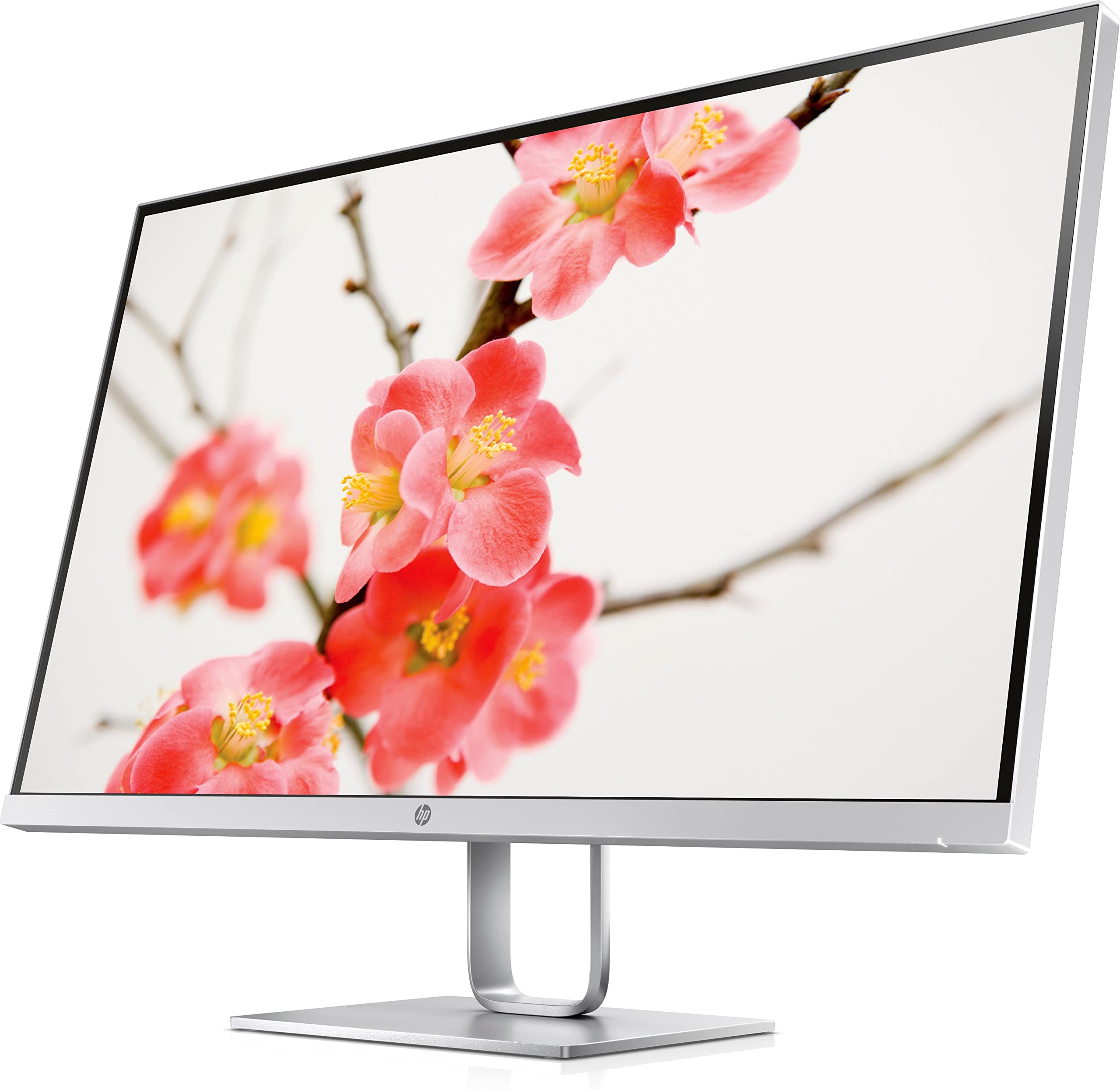HP Pavilion 27q 27-inch QHD 2k 1440p IPS LED Monitor with AMD FreeSync Support, 100% sRGB, and VESA Mounting Bracket (1HR73AA#ABA) - Silver