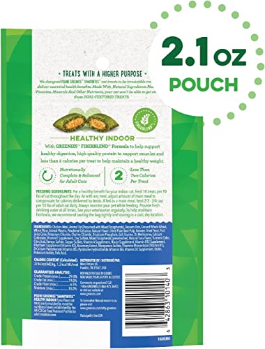 GREENIES Smartbites Hairball Control Tuna - 2.1 Oz, Pack of 6
