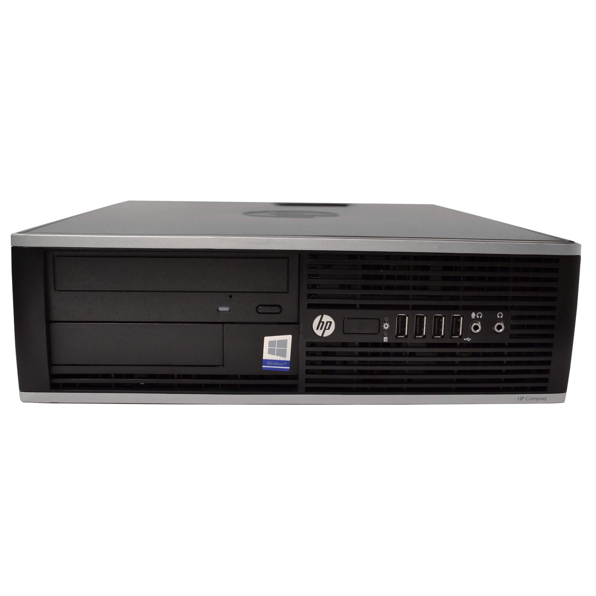 HP Premium Flagship 8200 Small Form Factor Business Desktop (Intel Quad-Core i5 3.1GHz, 8GB DDR3 RAM, 1TB HDD + 240GB SSD, DVD, VGA, DisplayPort, Windows 10 Professional) (Renewed)