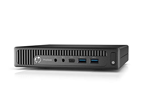 HP ProDesk 600-G2 Mini Desktop, Intel Core i3-6100T, 3.2GHz, 3MB Cache Dual-Core, 16GB DDR4 (Supports up to 32GB), 256GB Solid State Drive, Win10Pro (Renewed)