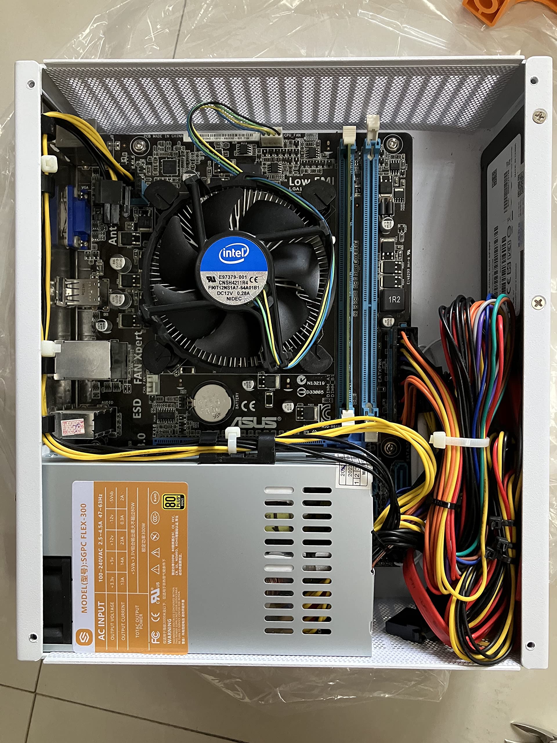 SharGwa PC K29 Painted Stainless Steel Mini ITX Case for 1u PSU with Handle Included