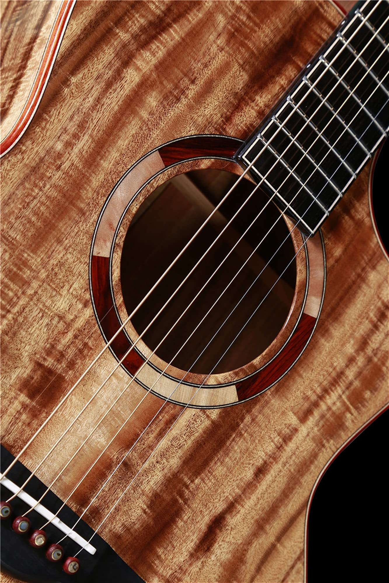 41 Inch Full Solid Wood Acoustic Guitar Beginner Music Lover Guitar Guitar YYYSHOPP (Size : 41 inches)