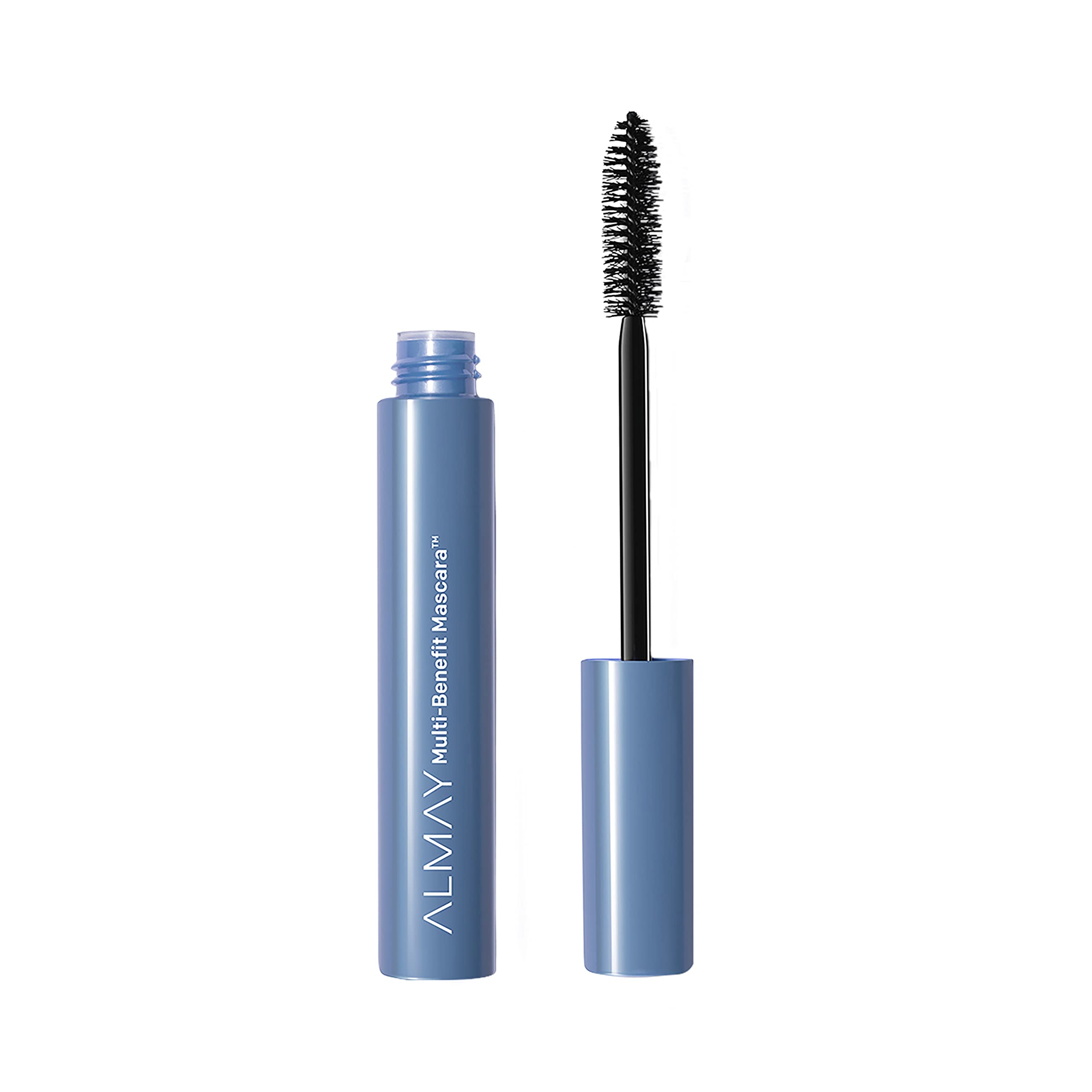 Almay Mascara, Volume, Length, Definition & Conditioning, Multi-Benefit Eye Makeup, Hypoallergenic and-Fragrance Free, 501 Blackest Black,0.24 Fl Oz (Pack of 1)