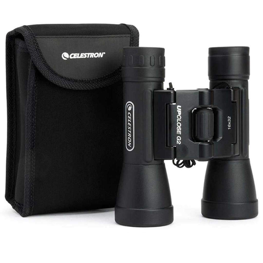 Celestron – UpClose G2 16x32 Binocular – Multi-Coated Optics for Bird Watching, Wildlife, Scenery and Hunting – Roof Prism Binocular for Beginners – Includes Soft Carrying Case