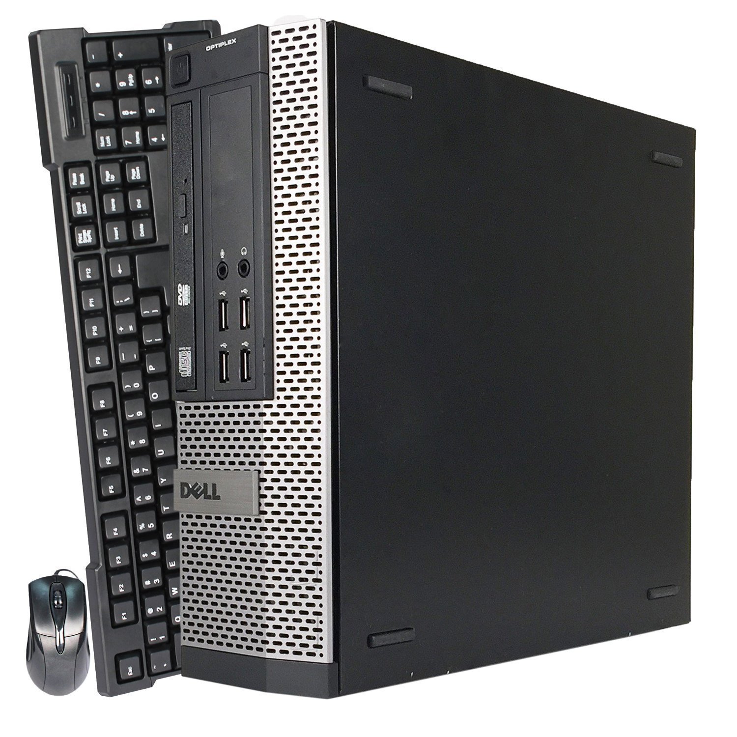 Dell Optiplex 990 SFF Flagship Premium Business Desktop Computer (Intel Quad-Core i5-2400 Up To 3.4GHz, 16GB RAM, 2TB HDD, DVD, WiFi, VGA, DisplayPort, Windows 10 Professional) (Renewed)