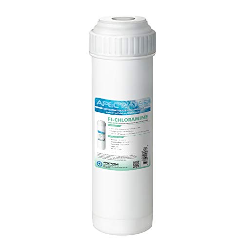 APEC Water Systems FI-CHLORAMINE Chloramine/Hydrogen Sulfide Reduction Water Filter with 10" Industry standard size (Replace RO 3rd Stage filter)