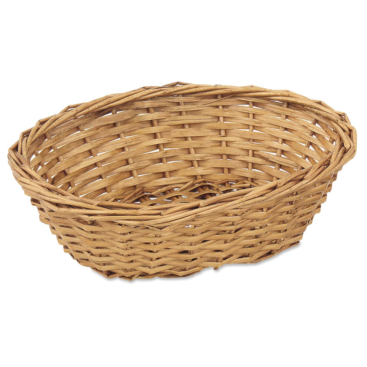 Alegacy 4497 Willow 9 x 7 x 3 Oval Bread Basket - Dozen"
