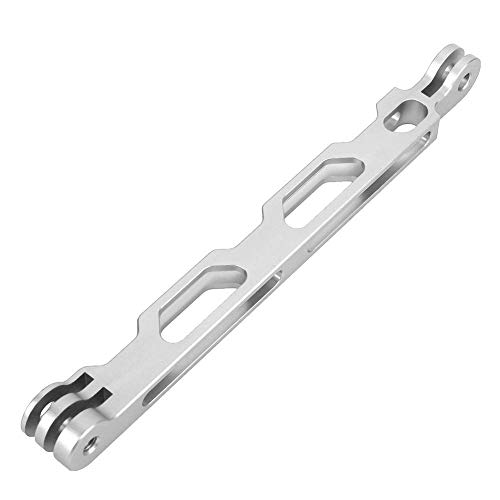 Action Camera Extension Portable Action Camera Tactics Extension Rod CNC Aluminium Alloy Extension Handle Bracket for Gopro(Gray)