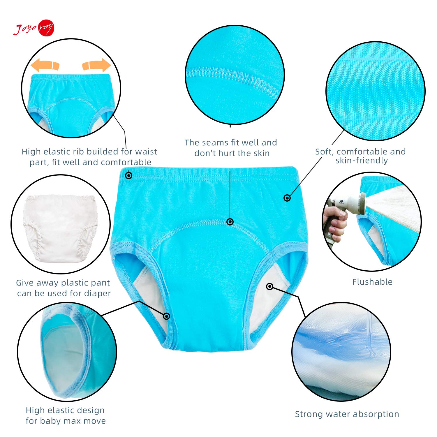 Joyo Roy Potty Training Underwear for Toddler Boys - 2T Training Pants