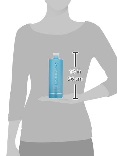 KERATHERAPY Keratin Infused Moisture Shampoo, 33.8 fl. oz., 1000 ml - Anti Frizz Moisture Shampoo for Oily Scalp and Dry Ends - Kerabond Technology, Aloe Vera, & Willow Bark - Sulfate & Paraben Free