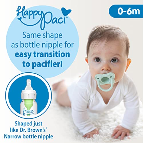 Dr. Brown's Natural Flow Baby Feeding Set with Anti-Colic Bottles, Transition Cup, Brush, and Silicone Pacifiers