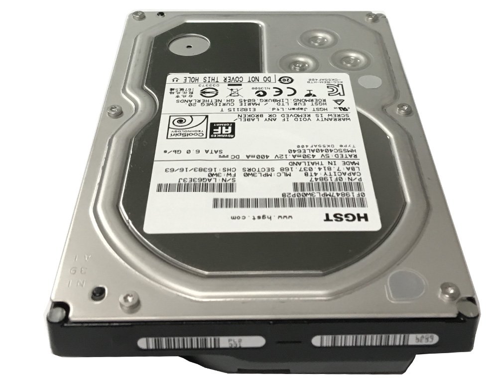 HGST MegaScale DC 4000.B HMS5C4040ALE640 (0F19847) 4TB Coolspin 64MB Cache SATA 6.0Gb/s 3.5" Enterprise Hard Drive w/ 3 Years Warranty
