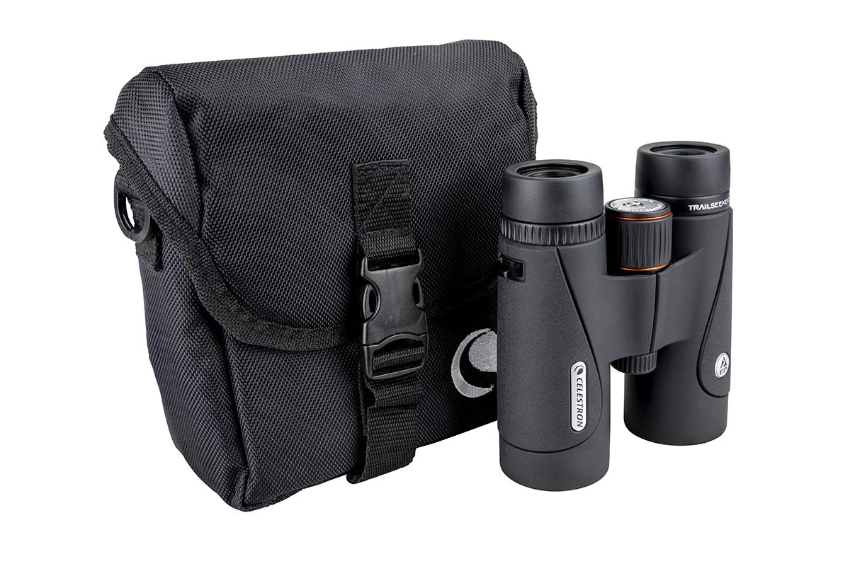 Celestron TrailSeeker 8x42 ED Binoculars - Compact Birdwatching Binoculars with ED Objective Lenses, Broadband Multi-Coated Optics, BaK4 Roof Prism