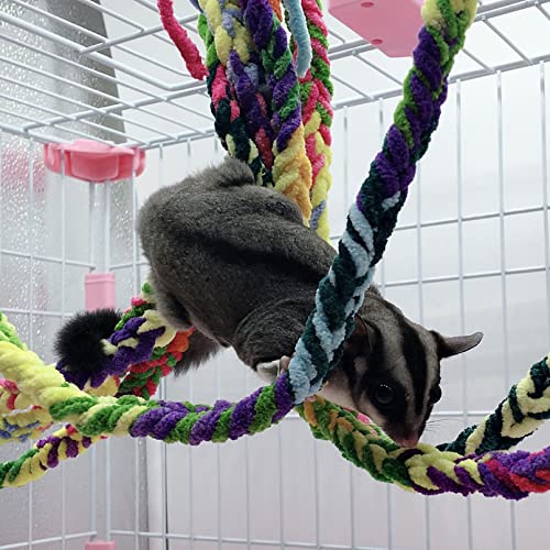 BNOSDM 4 Pcs Reptile Vines Snake Habitat Climbing Decor with 8 Suction Cups Lizard Terrarium Tank Accessories for Gecko Bearded Dragon Gecko Iguana Tree Frog Chameleon