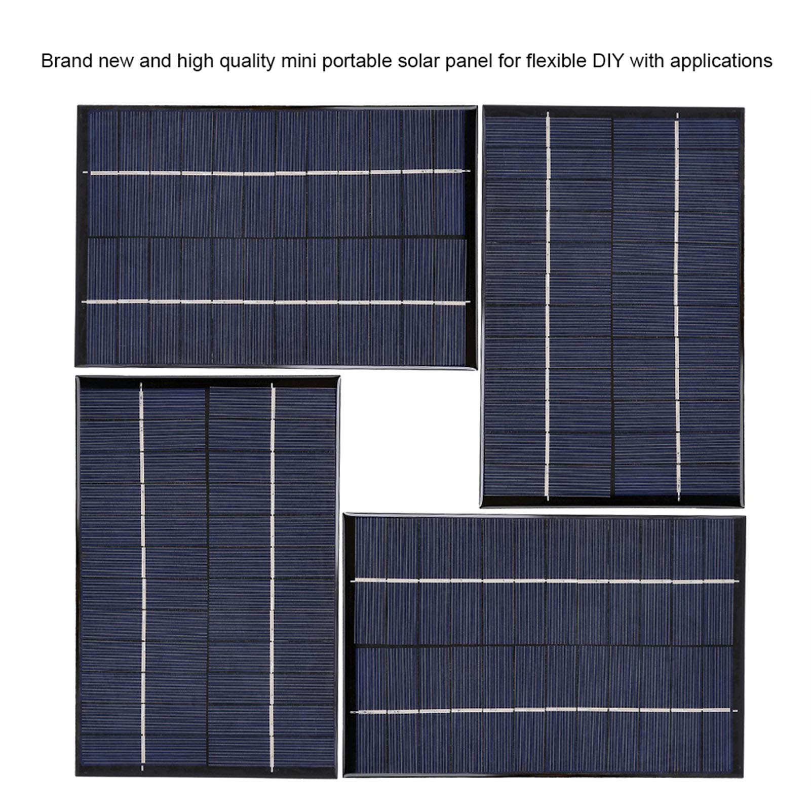 4.2W 12V Mini Polysilicon Solar Panel Portable Power Module DIY Battery Charger