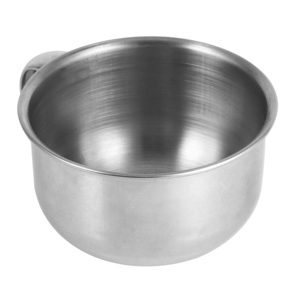 Shaving Bowl, Shaving Mug, Stainless Steel Soap Bowl, with Handle for Man for Shaving
