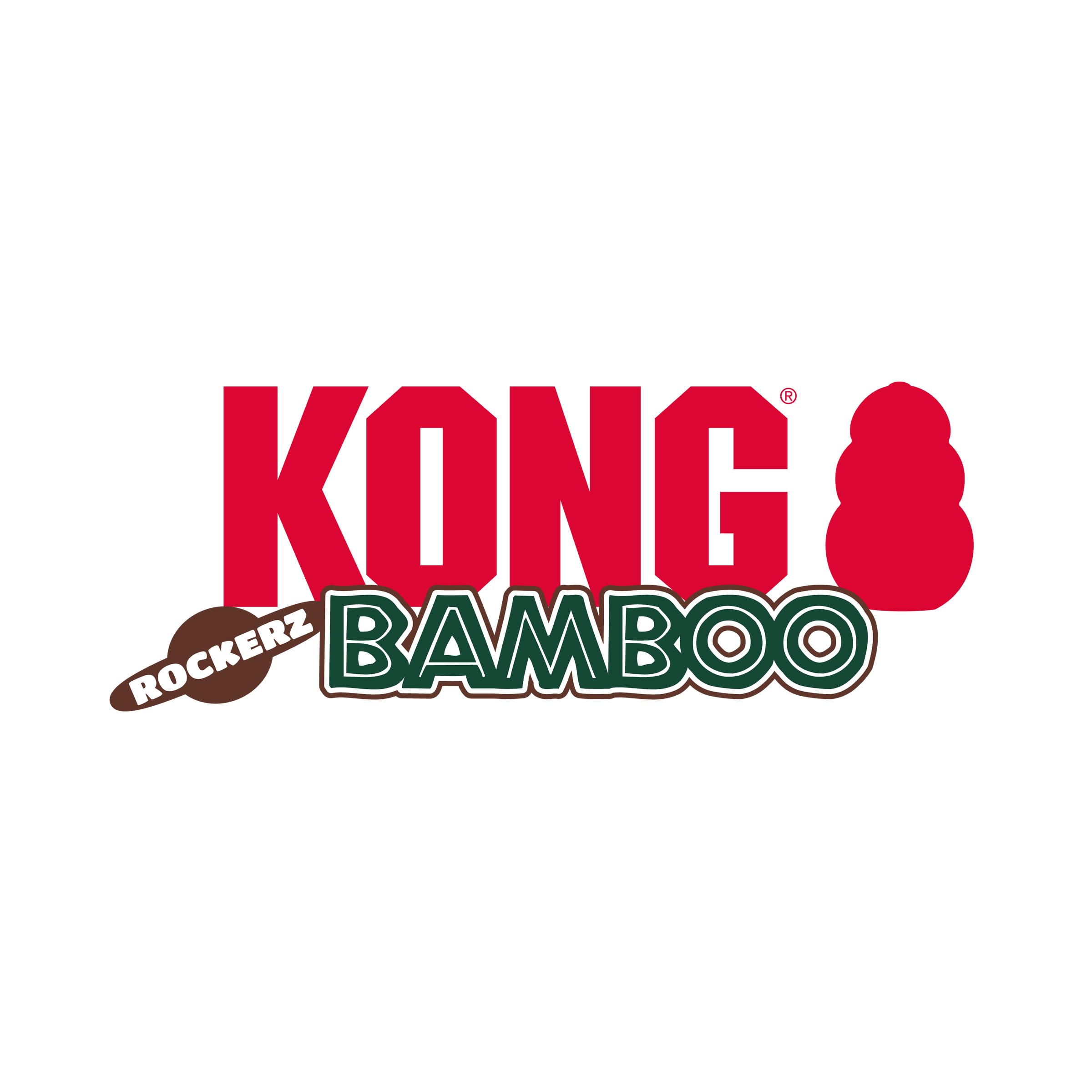 KONG Bamboo Rockerz Chewing Reward for Dental Health in Dogs (Extra Small/Small, Ring)