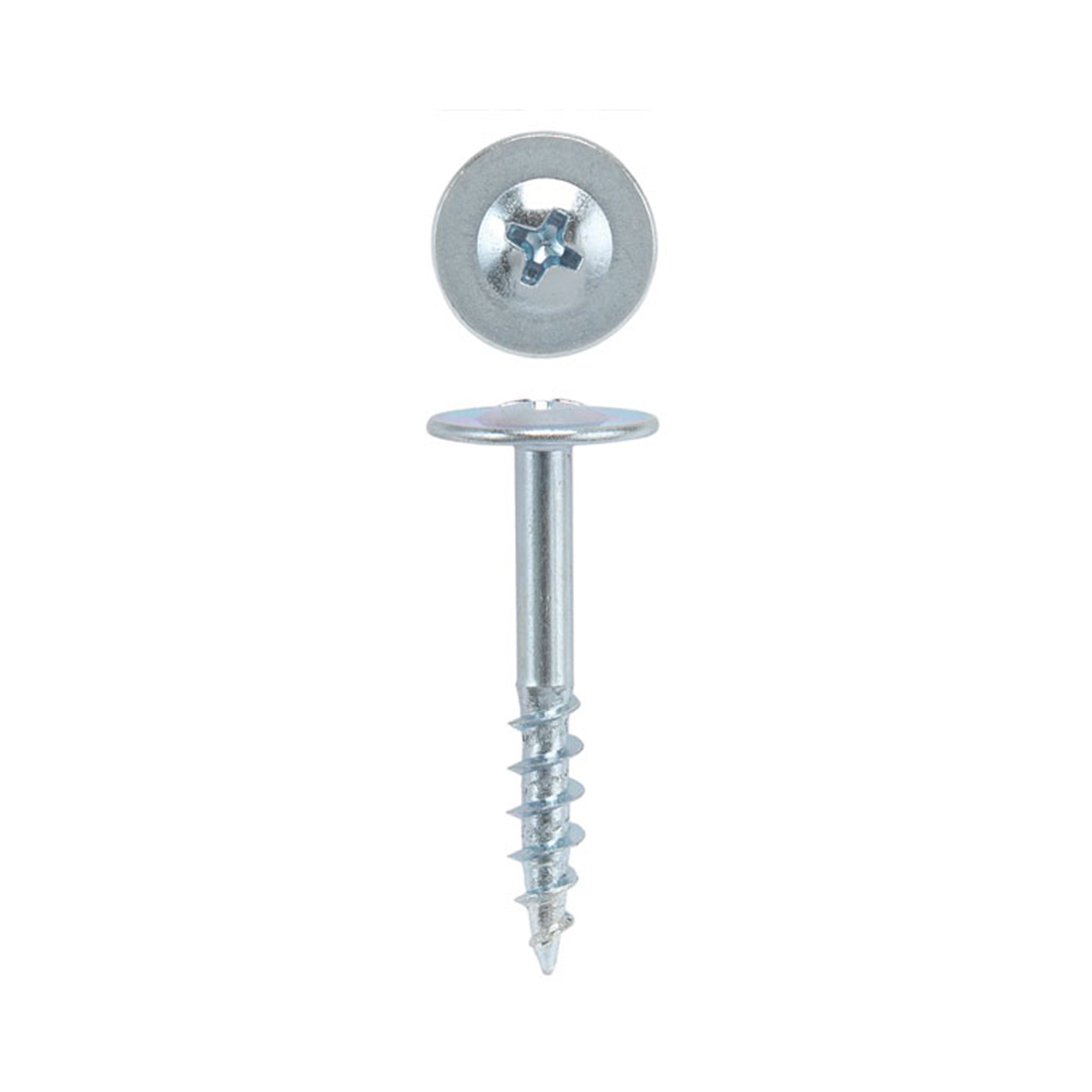 Highpoint 8 x 1 Drawer Front Adjust Screws Round Washer Head Zinc 100pc