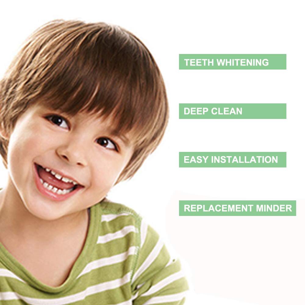 Kids Toothbrush Replacement Heads for Oral-B, Extra-Soft Bristles, Fits Both Electric and Battery for Oral-B Braun Brushes, Except Vitality Sonic, CrossActino Power, Sonic Complete, Pulsonics, EB-10A
