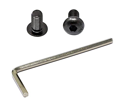 iexcell 100 Pcs M5 x 10mm Thread Pitch 0.8 mm Alloy Steel 10.9 Grade Hex Socket Button Head Cap Screws Bolts Kit, Black Oxide Finish