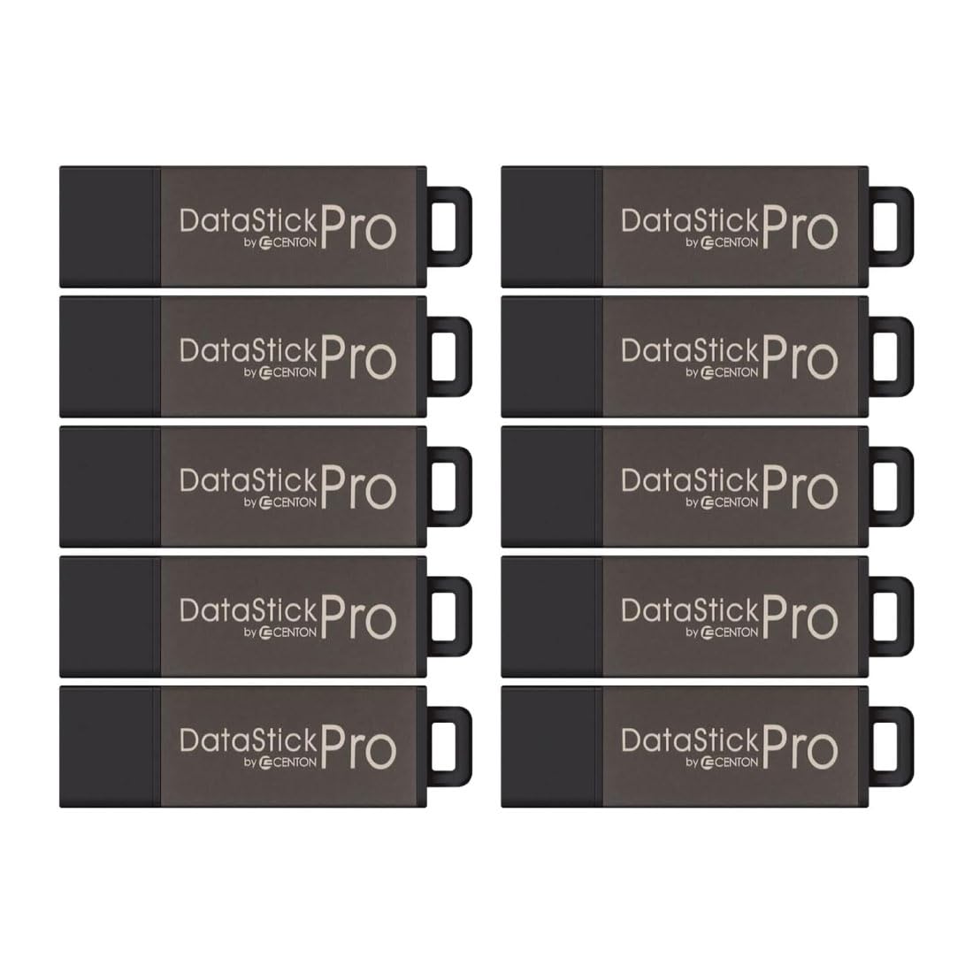 Centon Electronics DataStick Pro USB 2.0 Flash Drive, 32 GB, Grey