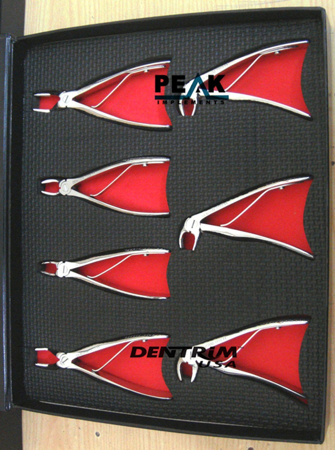 Dentrim Pedo Extracting Forceps - Children Forceps, Orthodontic Pliers, Dental Extracting Surgery Instrument (Set of 7)