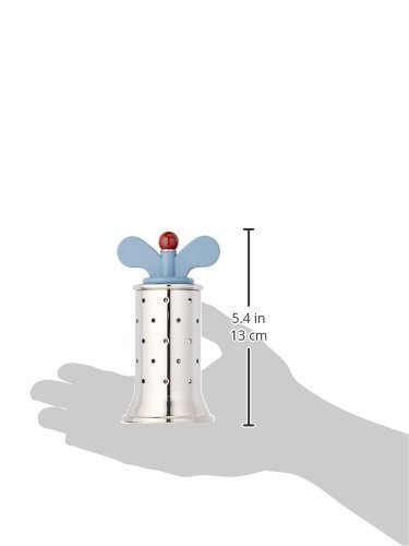 Alessi Michael Graves Pepper Mill Black, 6.3cm diameter, 13.2cm high
