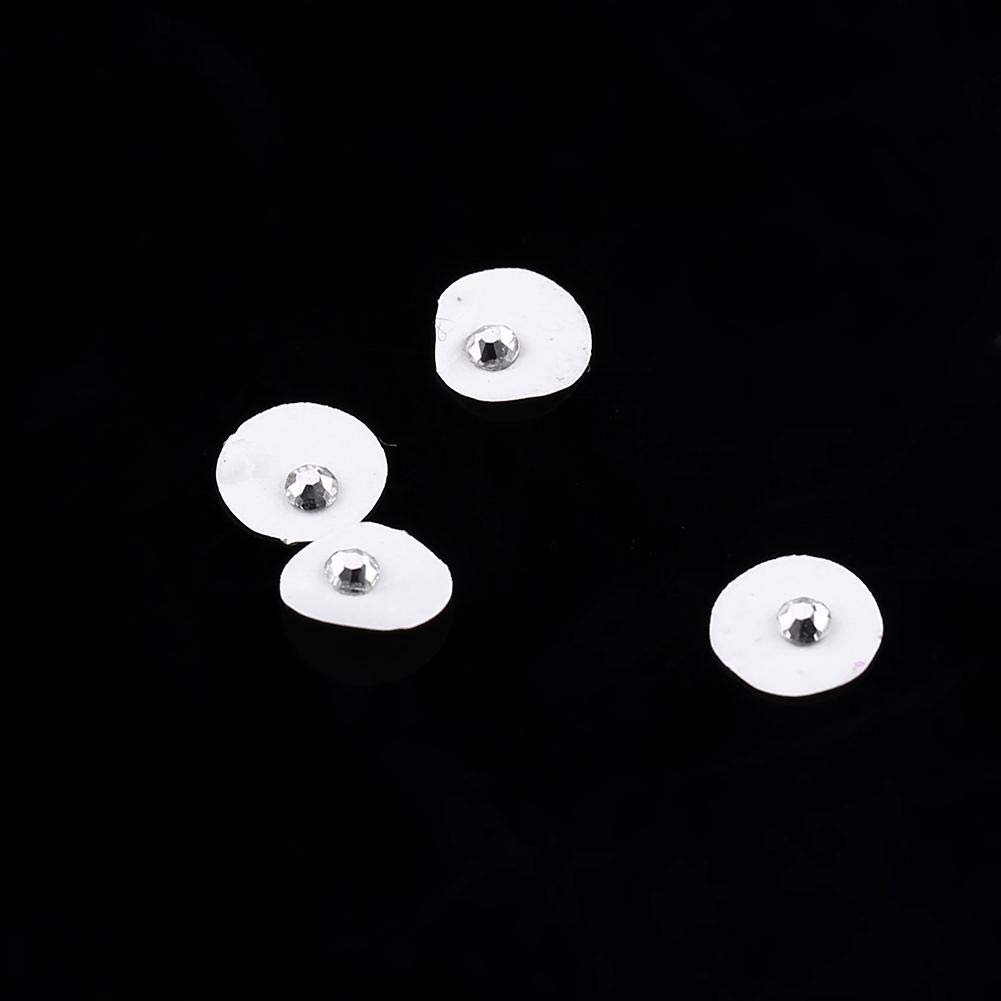 Tooth Ornaments, 10pcs 2mm Dental Crystal Tooth Ornaments Tooth Gems Teeth Jewelry Gem Decoration White with Box