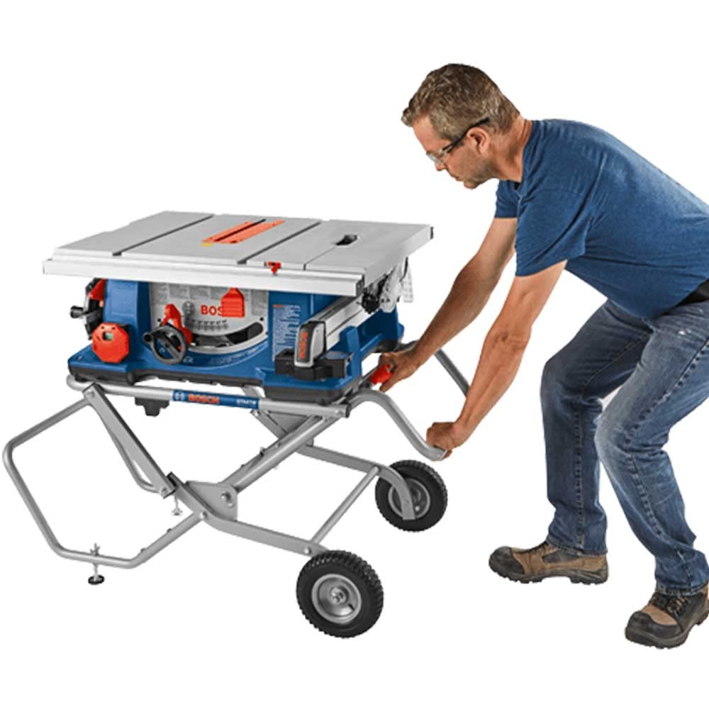 BOSCH CM10GD Compact Miter Saw + BOSCH 10 In. Worksite Table Saw Bundle