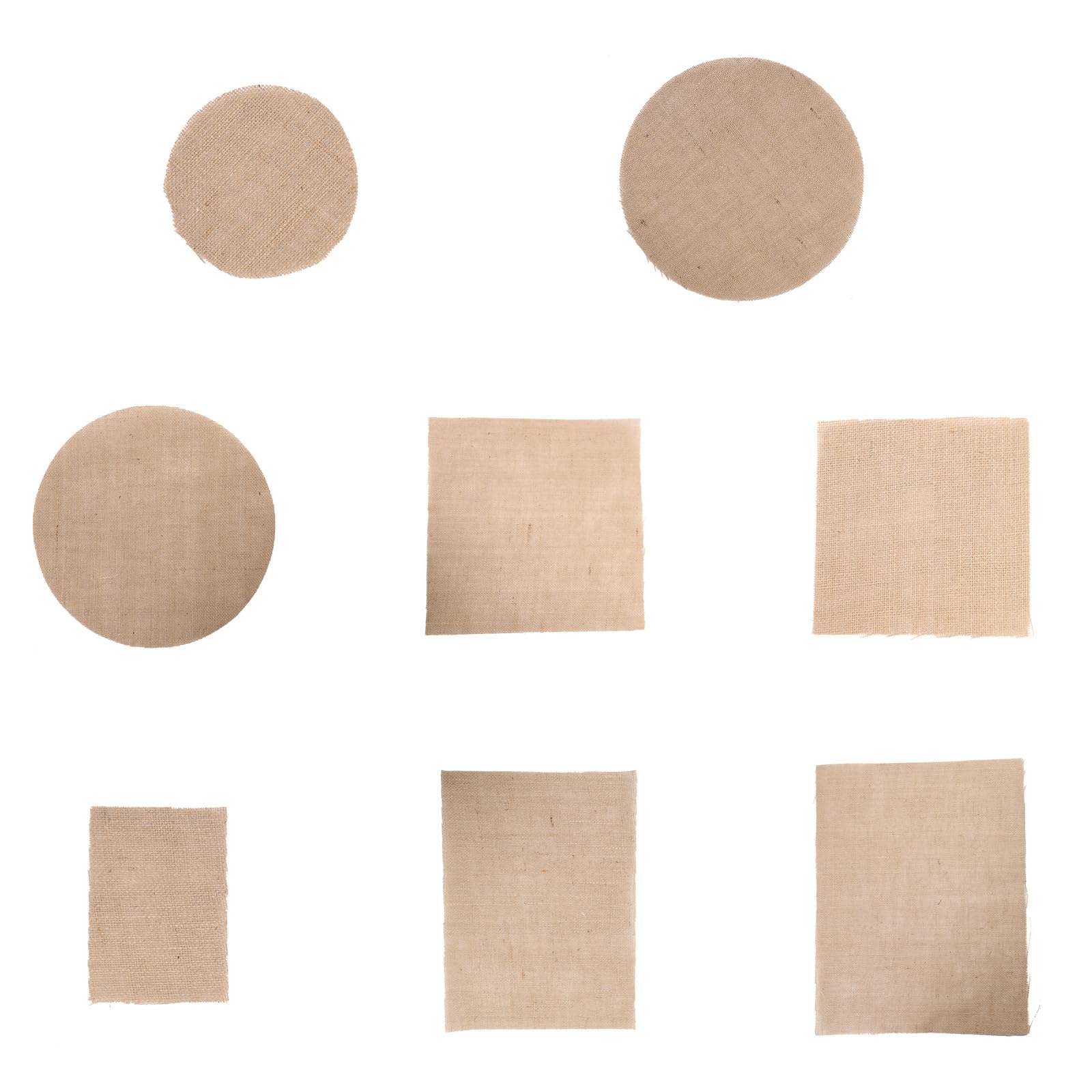 5 Pcs Linen Jutes Placemat Vintage Burlap Teas Cup Mat Natural Place Mats Small Kitchen Dining Table Mat Durable Teas Cup Plates Mats