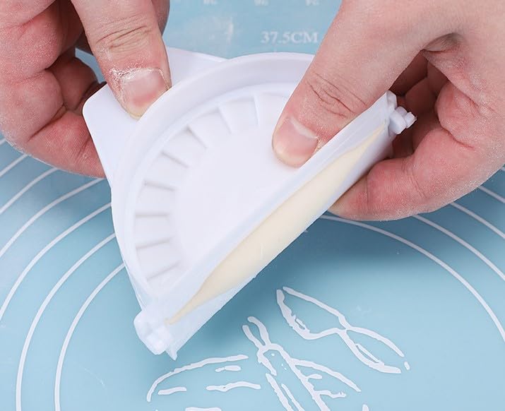 5 Piece Dumpling Maker Dumplings Tool Ravioli Press Pastry Skin Press Mold Set Dough Ravioli Press Asian Dumpling Mold Pelmeni Maker Dough Press Home Cooking Calzone Maker Pierogi