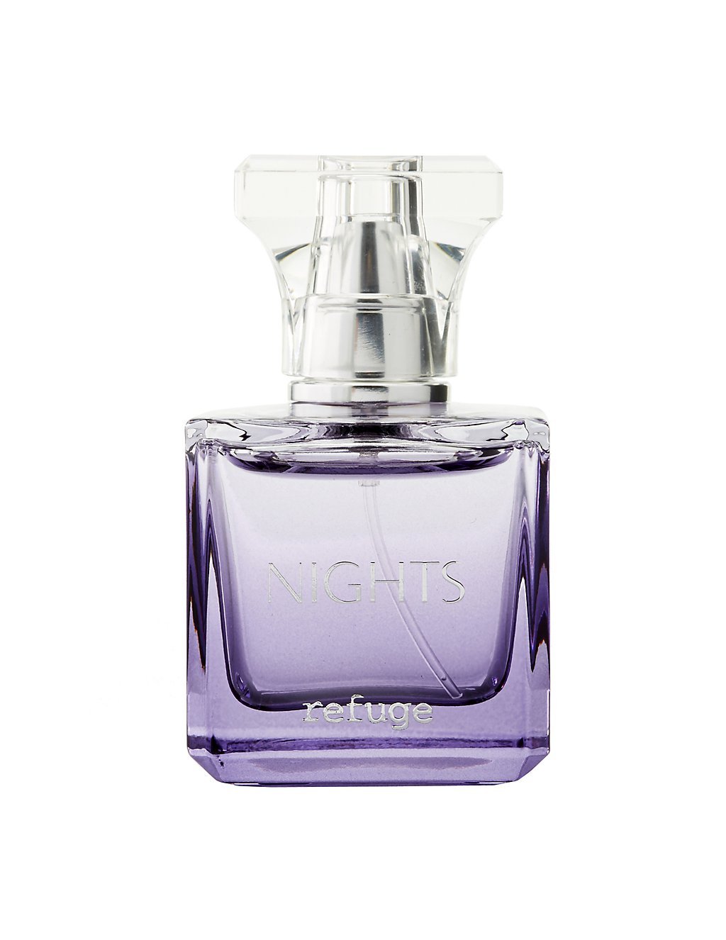 Charlotte Russe Refuge Nights Perfume Original Version Black With Pink Glitter Packaging 1.7 Ounce Retired Fragrance
