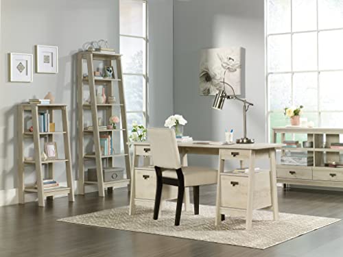 Sauder Trestle Executive Trestle Desk, Chalked Chestnut finish
